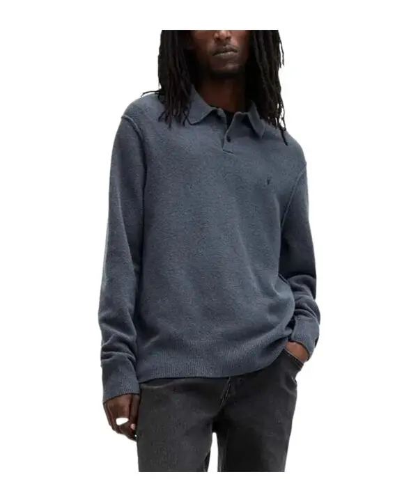 ALLSAINTS Sattten Polo-neck Long-sleeves Sweater