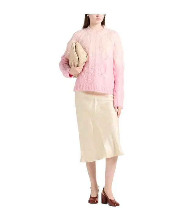MAISON MARGIELA Gradient Crew-neck Cable-knit Sweater