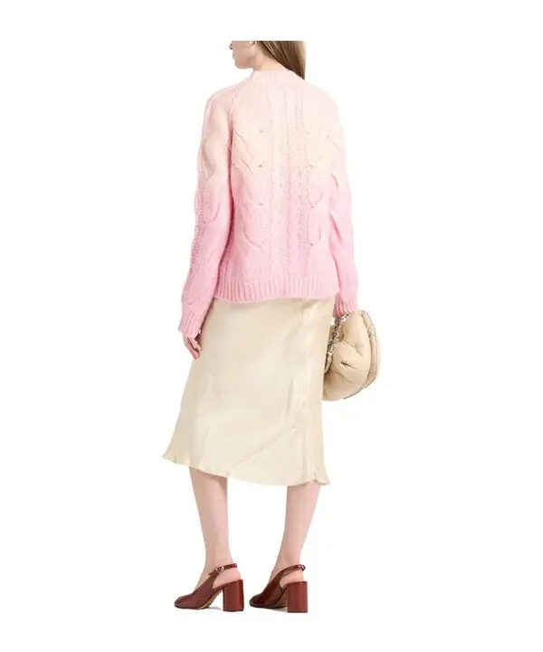 MAISON MARGIELA Gradient Crew-neck Cable-knit Sweater