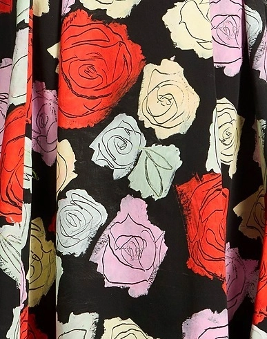 Marni Floral Print Poplin Flared Dress