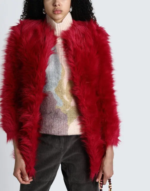 Saint Laurent Minimalist Fleece Coat