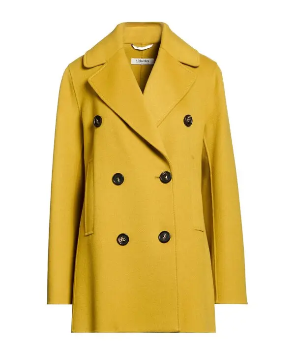 Max Mara Double-breasted Wool Flannel Coat