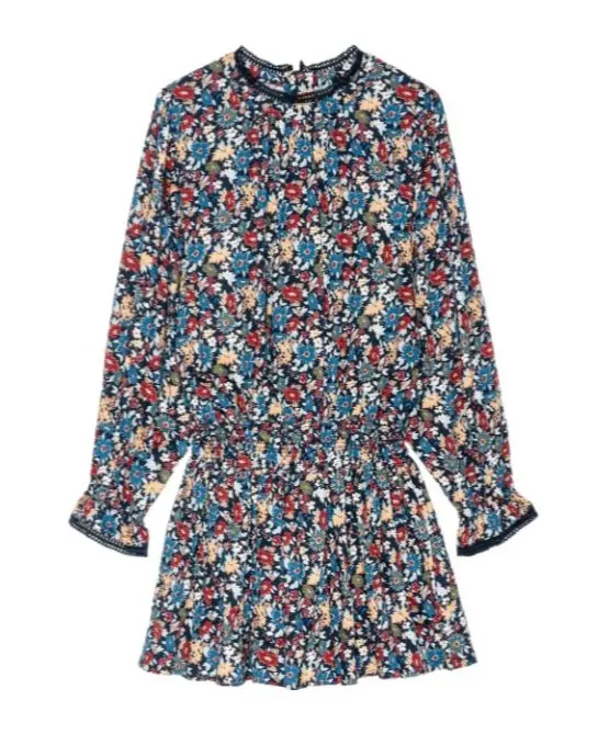 Zadig&Voltaire Floral-print Smocked Dress
