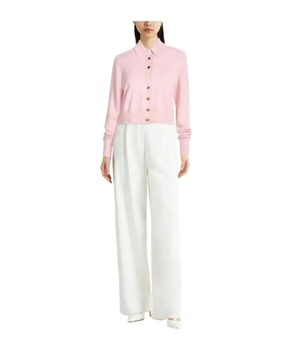 Sportmax Solid-color Wool Knitted Top