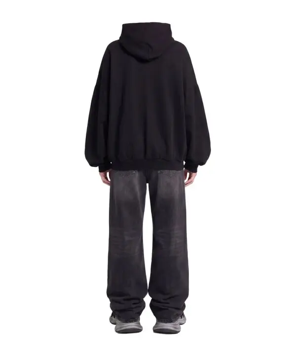 Balenciaga Printed Cotton Blend Hoodie
