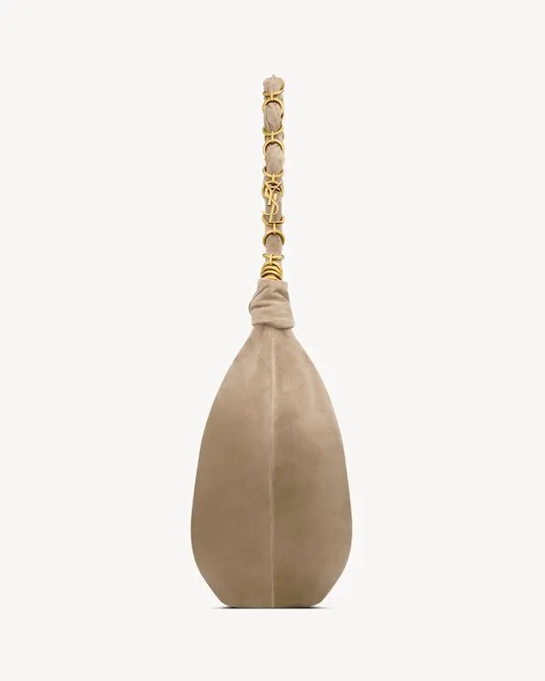 Saint Laurent Amalia Hobo In Suede