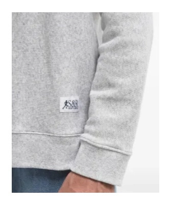 SPORTY  RICH Logo-patch Sweatshirt
