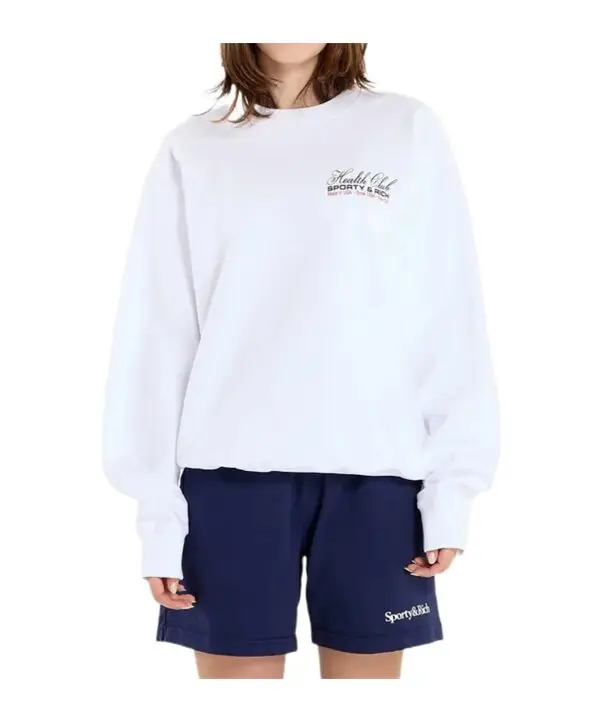 SPORTY  RICH Crew Neck Sweater