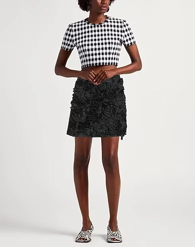 Max Mara Zipper Pleated Mini Skirt