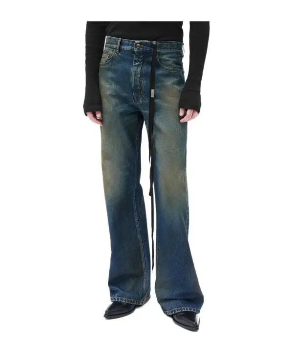ANN DEMEULEMEESTER Faded Flared Jeans