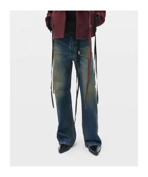 ANN DEMEULEMEESTER Faded Flared Jeans