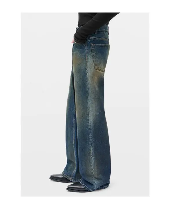 ANN DEMEULEMEESTER Faded Flared Jeans