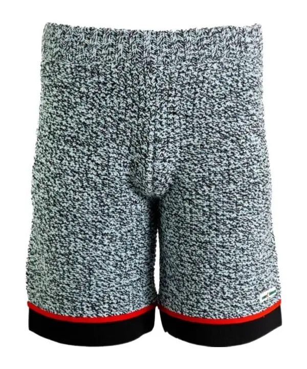 Casablanca Textured Trim Shorts - Gray