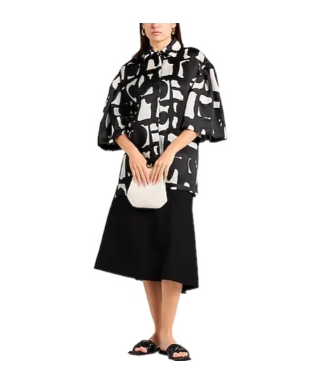 Max Mara Loose Color-blocked Shirt