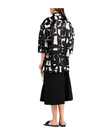 Max Mara Loose Color-blocked Shirt