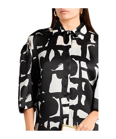 Max Mara Loose Color-blocked Shirt