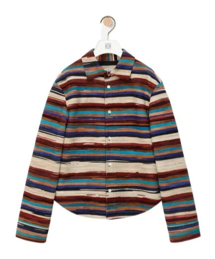 Loewe Overshirt In Nubuck Lambskin