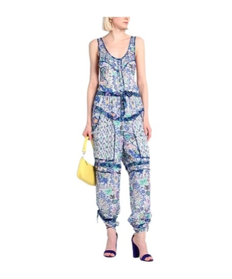 Isabel Marant Étoile Sleeveless V-neck Printed Jumpsuit