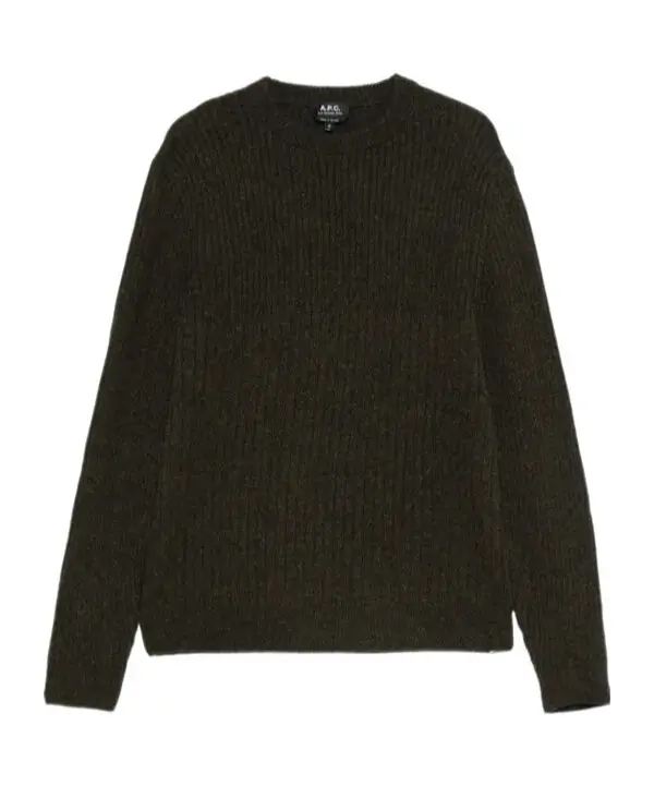 A.p.c. Ribbed Crew Neck Pullover