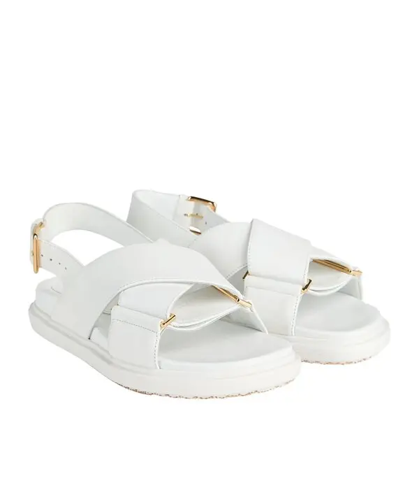 Marni Minimalist Leather Sandals