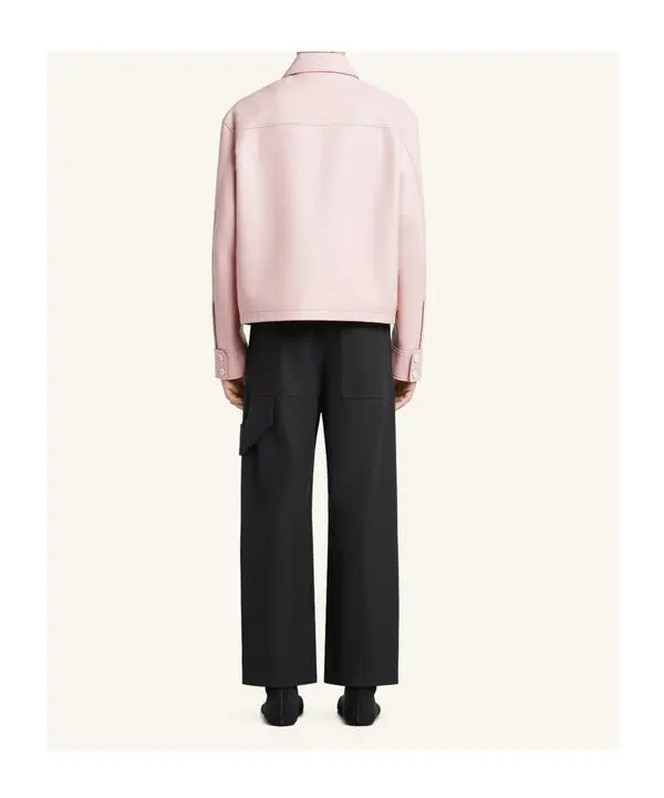 COURREGES Double Pocket Leather Jacket
