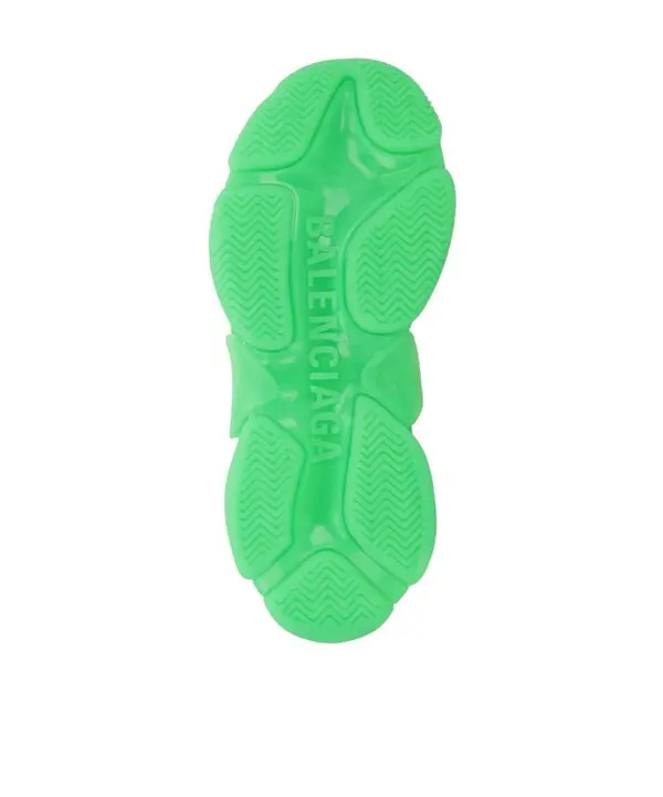 Balenciaga Round-toe Lace-up Sneakers - Green