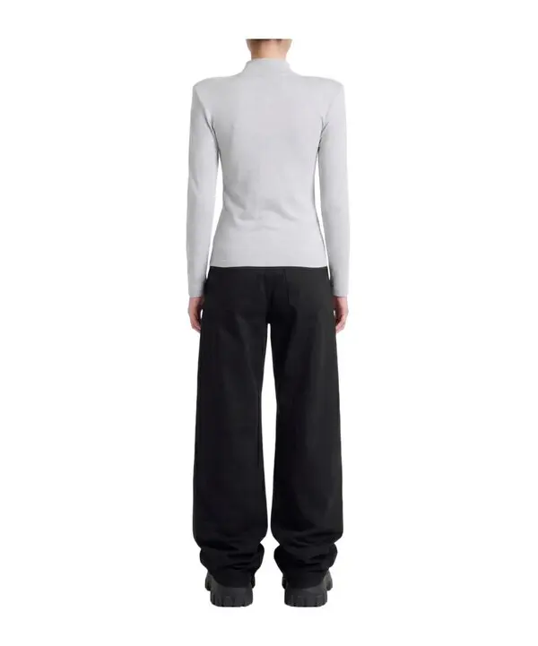 Balenciaga Solid-color Long-sleeved T-shirt