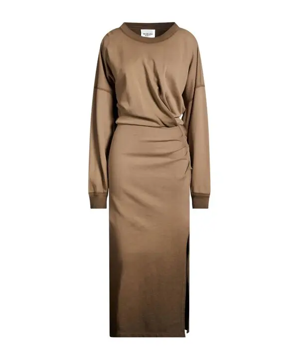 Isabel Marant Étoile Solid Color Long Sleeve T-shirt Dress