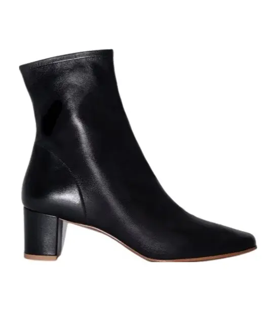 By Far Sofia Square-toe Block-heel Boots