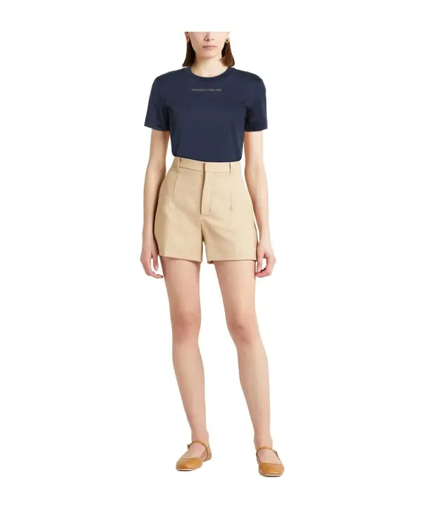 Max Mara Printed Solid Color T-shirt