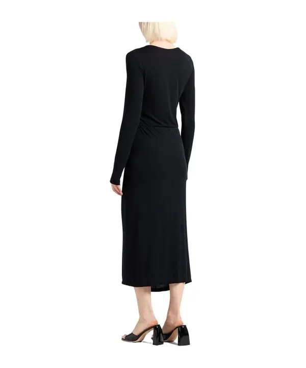 Isabel Marant Étoile Long-sleeved Gathered Dress With Slit