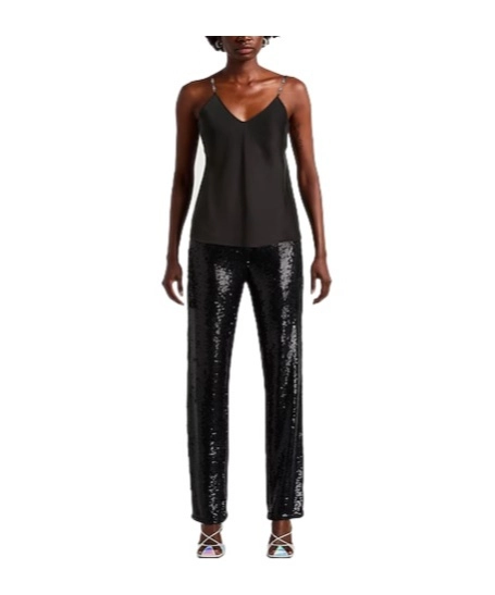 Max Mara Sleeveless V-neck Satin Camisole