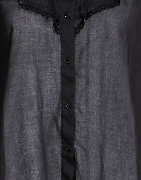 Max Mara Semi-sheer High-neck Lace Trim Blouse