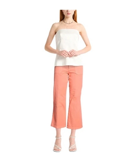 Chloé Flared Canvas Trousers