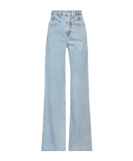 Isabel Marant Étoile Light Wash Straight Leg Jeans - Blue