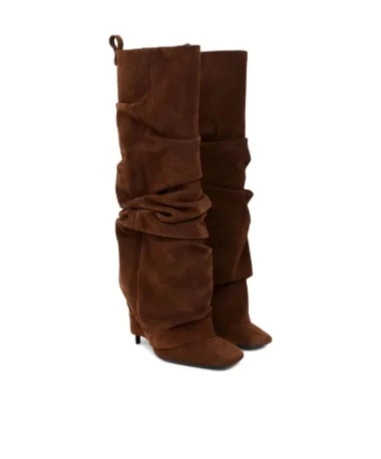 Attico 105mm Rea Square Toe Boots