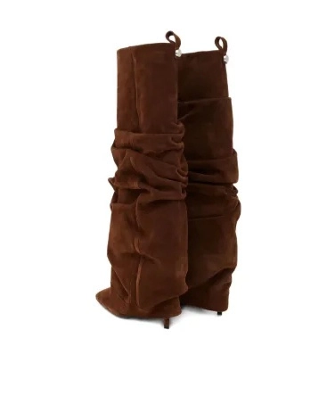 Attico 105mm Rea Square Toe Boots