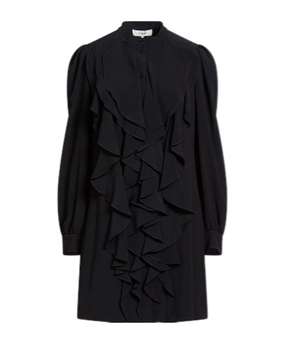 Chloé Solid Color Shirt Dress
