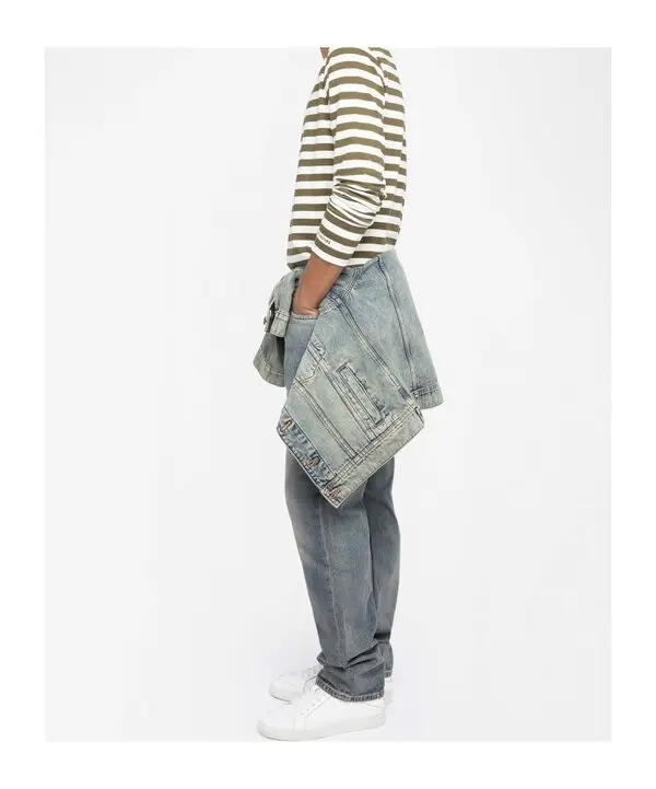 Zadig&Voltaire Long-sleeved Striped T-shirt