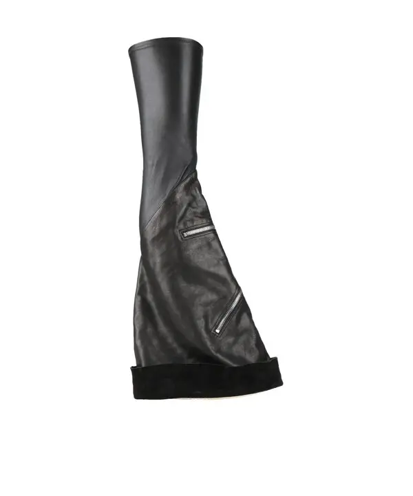 Rick Owens Leather Zip-up Boots
