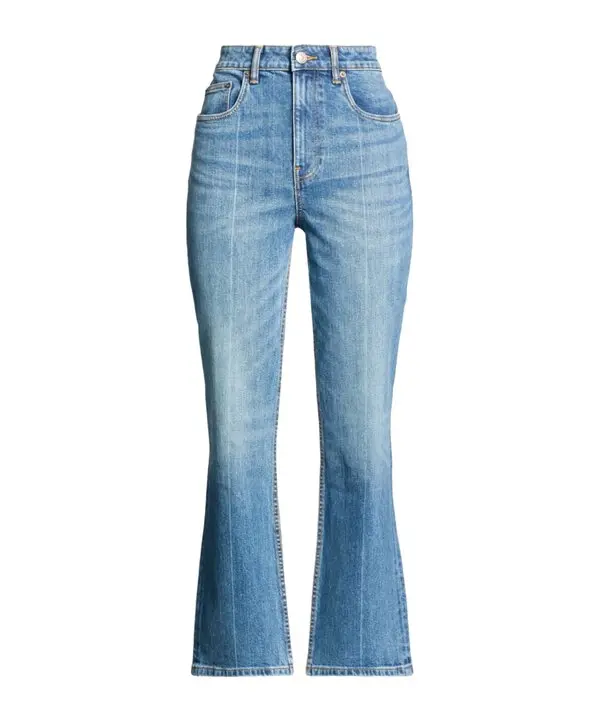 Tory Burch High-waisted Bootcut Jeans - Blue