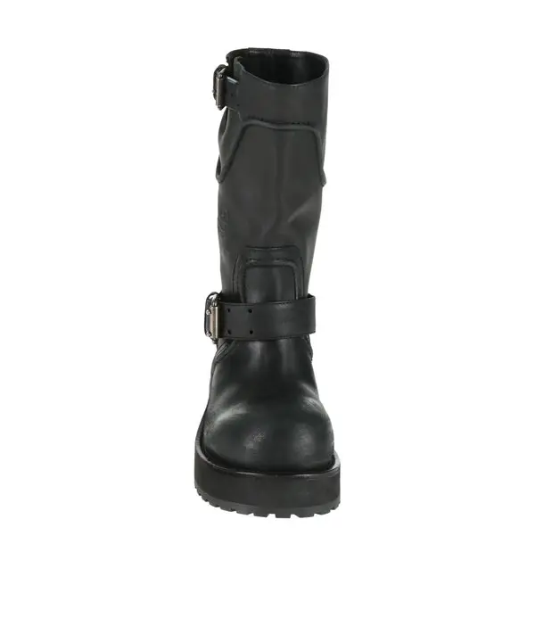 Balenciaga Minimalist Solid-color Platform Boots