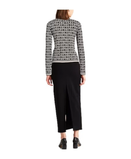 Max Mara Wool Jacquard Knit Sweater