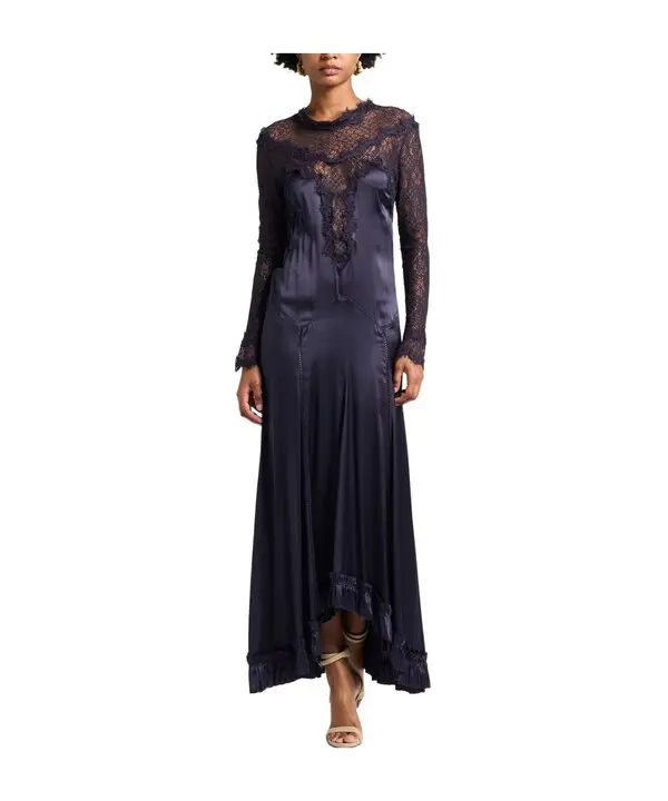 Isabel Marant Étoile Solid-color Long-sleeved Flared Dress