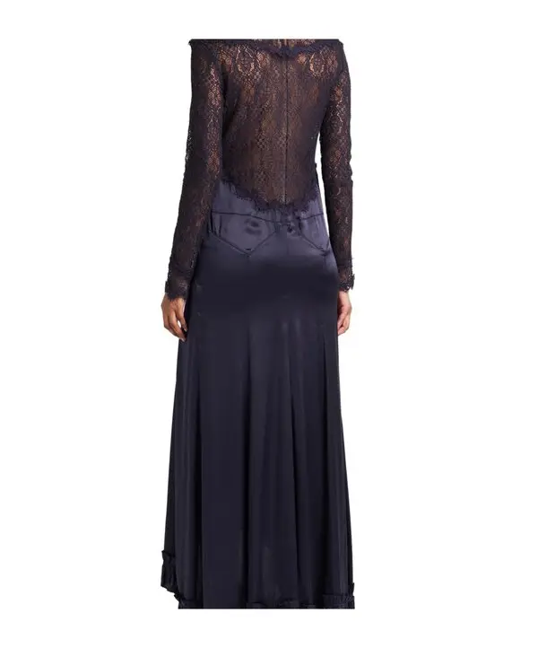 Isabel Marant Étoile Solid-color Long-sleeved Flared Dress