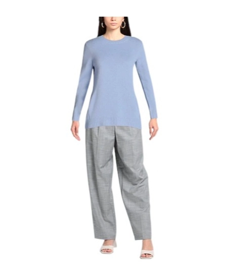 Max Mara Solid Color Lightweight Cashmere Knit Sweater