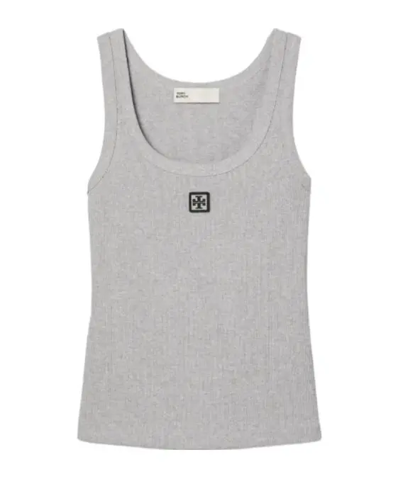 Tory Burch Scoop Neck Logo Tank Top