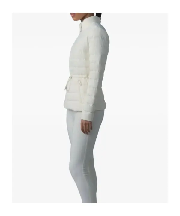 Mackage Jacyey City Quilted Drawstring Jacket - White