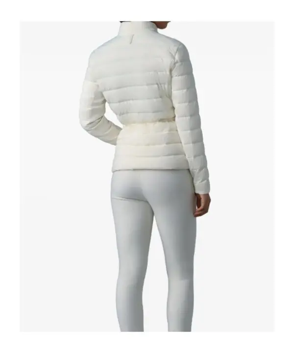 Mackage Jacyey City Quilted Drawstring Jacket - White