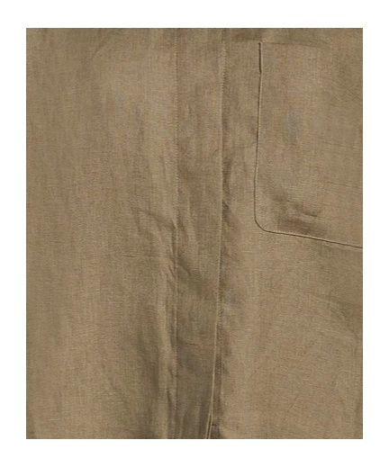 MAXCO. Solid Color Long Sleeve Linen Shirt